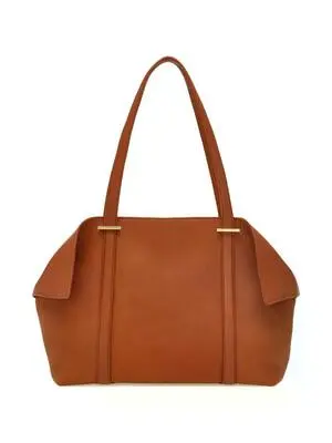 FERRAGAMO Medium Folded Leather Tote Bag