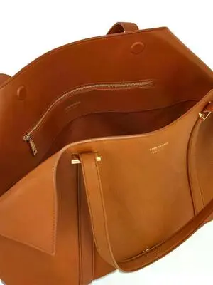 FERRAGAMO Medium Folded Leather Tote Bag