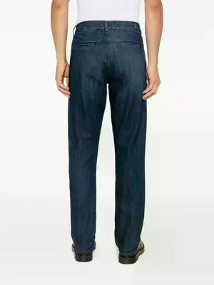 7 For All Mankind Buttoned Straight Leg Jeans