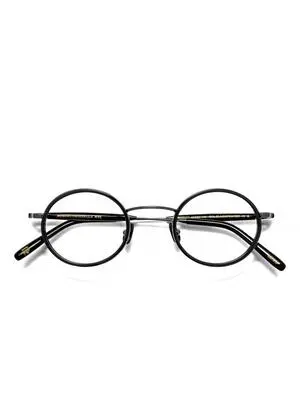 MOSCOT Round Frame Glasses - Black