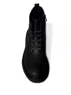 Calvin Klein Logo-detail Leather Boots