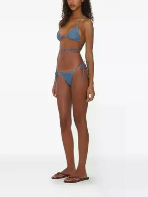 ROTATE BY BIRGER CHRISTENSEN Denim-print Bikini