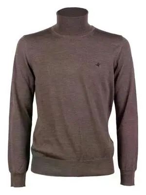 BROOKSFIELD Roll-neck Logo Sweater