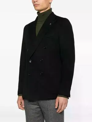 Tagliatore Double-breasted Pocket Blazer - Black