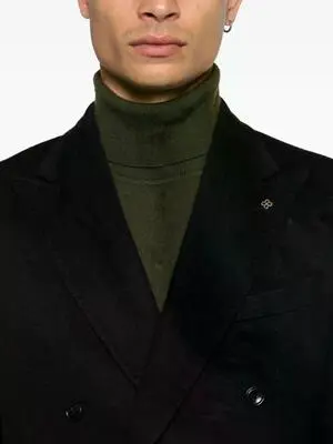 Tagliatore Double-breasted Pocket Blazer - Black