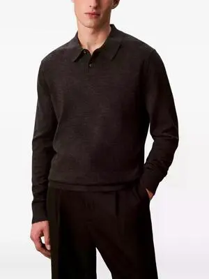 Calvin Klein Long Sleeve Polo Sweater