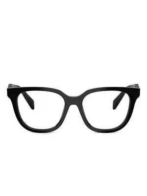 Prada Rectangle Frame Eyeglasses - Black