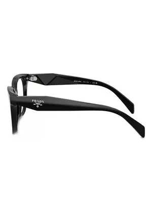 Prada Rectangle Frame Eyeglasses - Black