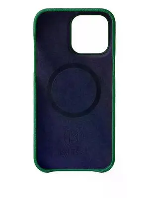 MAISON DE SABRE Leather Iphone 14 Pro Max Case - Green