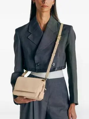 MAISON DE SABRE Leather Shoulder Bag With Gold-tone Hardware