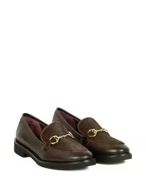 VIOLA RICCI Pony-hair Slip-on Loafers