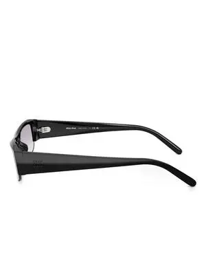 Miu Miu Rectangle Frame Sunglasses