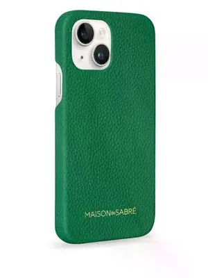 MAISON DE SABRE Leather Phone Case - Green