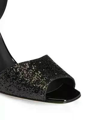 GIUSEPPE ZANOTTI Emmanuelle 80mm Glitter Sandals