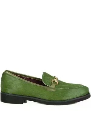 VIOLA RICCI Hair-texture Flat Loafers