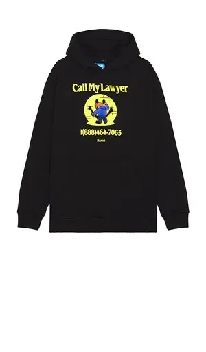 MARKET Smiley Call My Lawyer Bear Hoodie