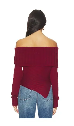 Line & Dot Betty Off-the-shoulder Sweater