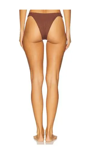 L*Space Eco Ocean Rib Dolce Bitsy Bottom - Cafe