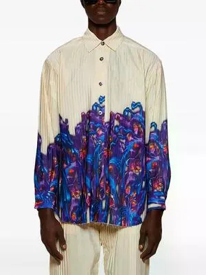 CASELLA MEYER Desert-print Shirt
