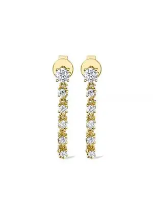 ANITA KO 18k Yellow Diamond Loop Earrings - Gold