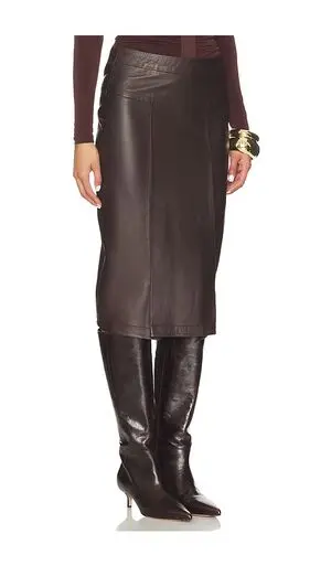 Herve Leger The Estella Skirt - Walnut