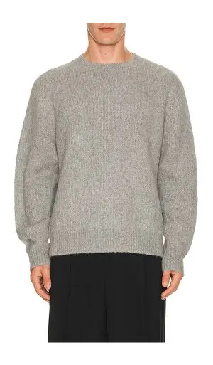 SUNFLOWER Yak Blend Sweater - Grey Melange