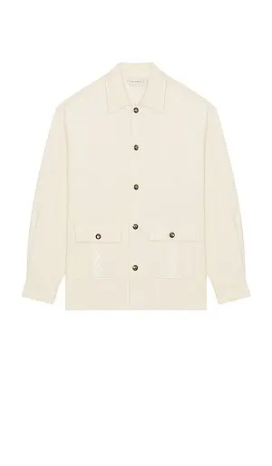 DRÃ´LE DE MONSIEUR La Surchemise Corduroy In White