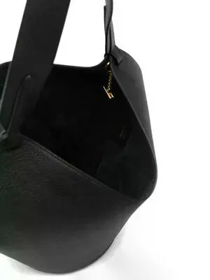 Khaite Lotus Chain Mini Shoulder Bag - Black