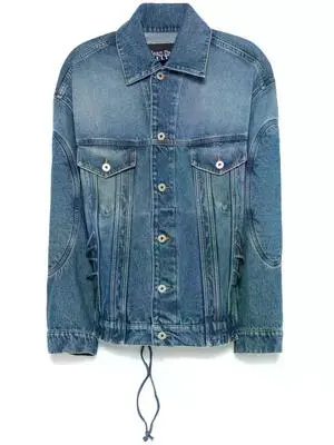 JEAN PAUL GAULTIER Lace-up Denim Jacket
