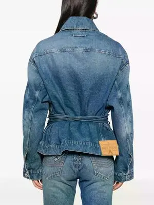 JEAN PAUL GAULTIER Lace-up Denim Jacket