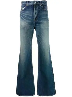 Saint Laurent Zip Up Jeans For Men