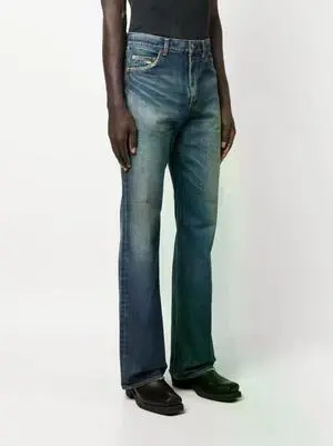 Saint Laurent 70's Whiskering Effect Bootcut Jeans