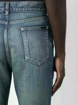Saint Laurent 70's Whiskering Effect Bootcut Jeans