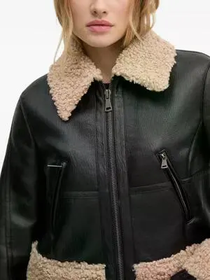 Sisley Faux-leather Jacket