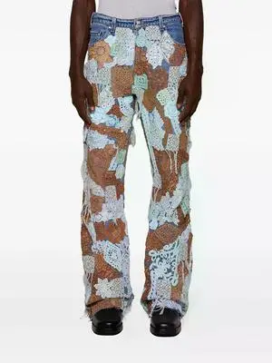 EARTHLING VIP Poetic Lust Flared Jeans - Brown