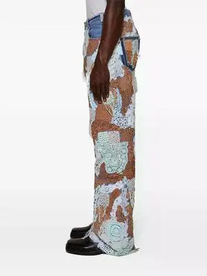 EARTHLING VIP Poetic Lust Flared Jeans - Brown