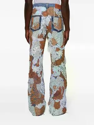 EARTHLING VIP Poetic Lust Flared Jeans - Brown