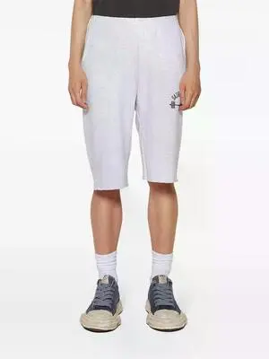 SAINTWOODS Logo-print Cotton Track Shorts