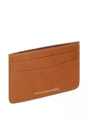 MAISON DE SABRE Leather Card Holder - Brown