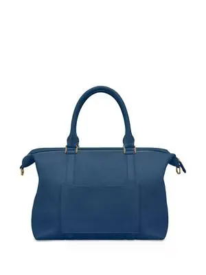 MAISON DE SABRE Large Leather Weekender Bag - Blue