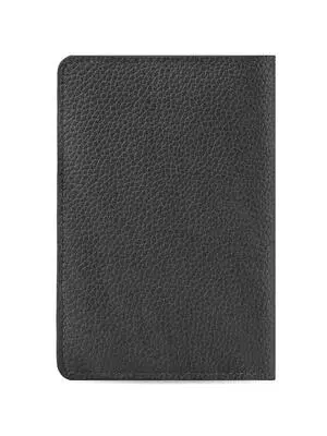 MAISON DE SABRE Leather Passport Holder - Black