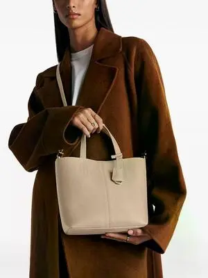 MAISON DE SABRE Small Leather Tote - Neutrals