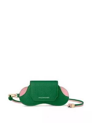 MAISON DE SABRE Leather Sunglasses Case - Green