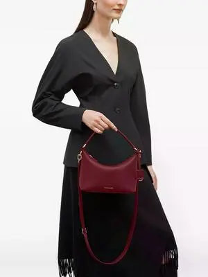 MAISON DE SABRE Small Leather Hobo - Red