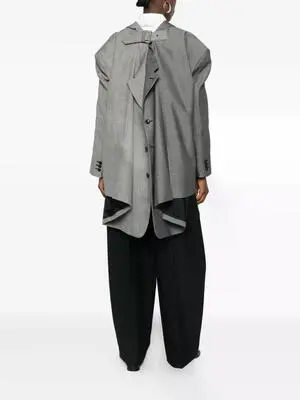Comme Des Garçons Plaid-pattern Blazer