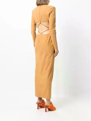Jacquemus Obiou Straight Fitted Dress