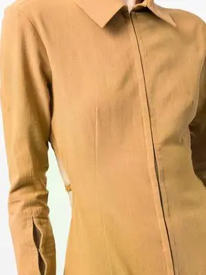 Jacquemus Obiou Straight Fitted Dress