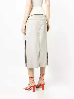 Rokh Mid-length Skirt With Slits