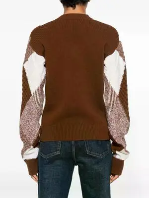 Stella McCartney V-neck Argyle Sweater