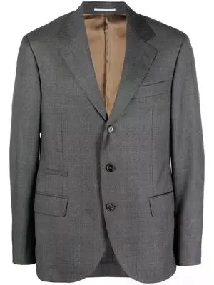 Brunello Cucinelli Single-breasted Wool Blazer